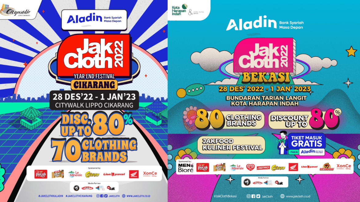 Hadir Di Dua Lokasi, Jakcloth Siap Ramaikan Tahun Baru Dengan Berbagai ...